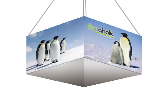 Square Overhead Hanging Banners | Overhead Hanging Signs | Hanging ...